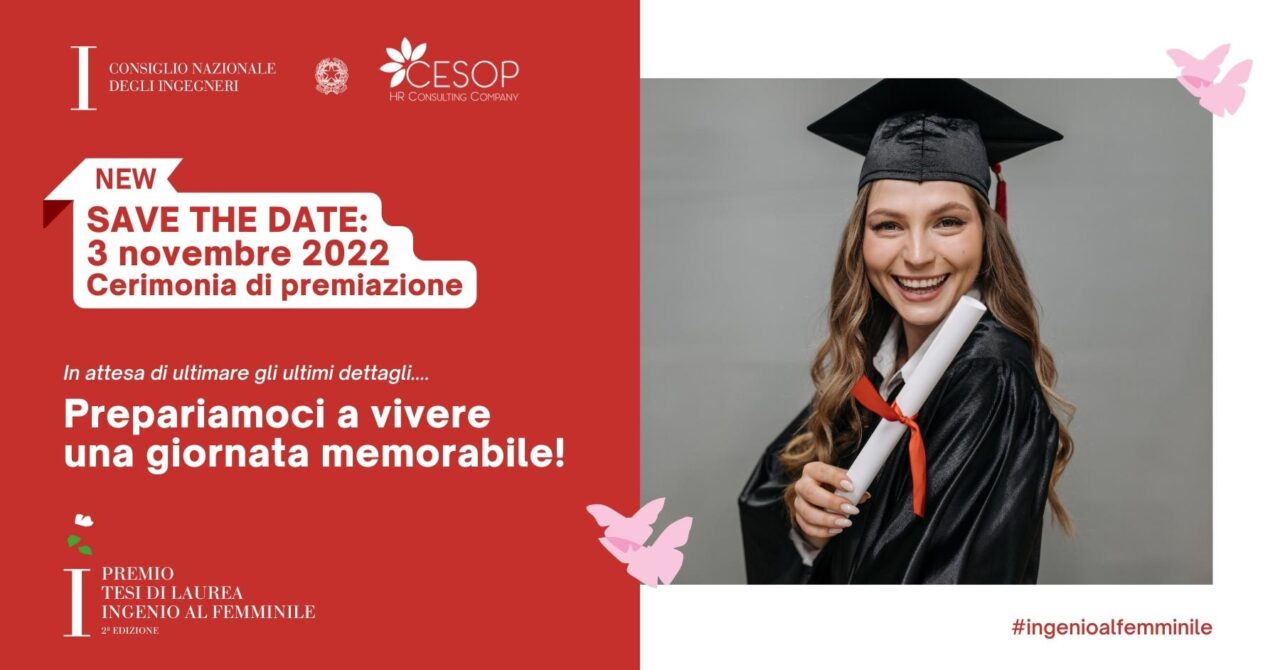 Cerimonia di Premiazione del Premio Tesi di Laurea Ingenio al Femminile ... Cerimonia di Premiazione del Premio Tesi di Laurea Ingenio al Femminile ...